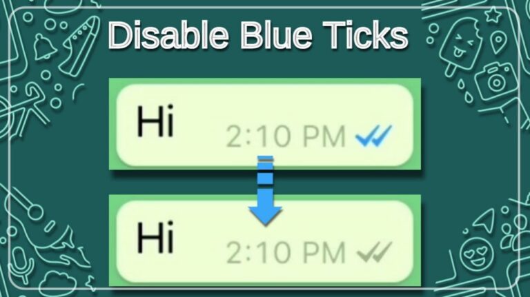 WhatsApp पर ब्लू टिक कैसे बंद करें? | How to Disable Blue Tick on ...